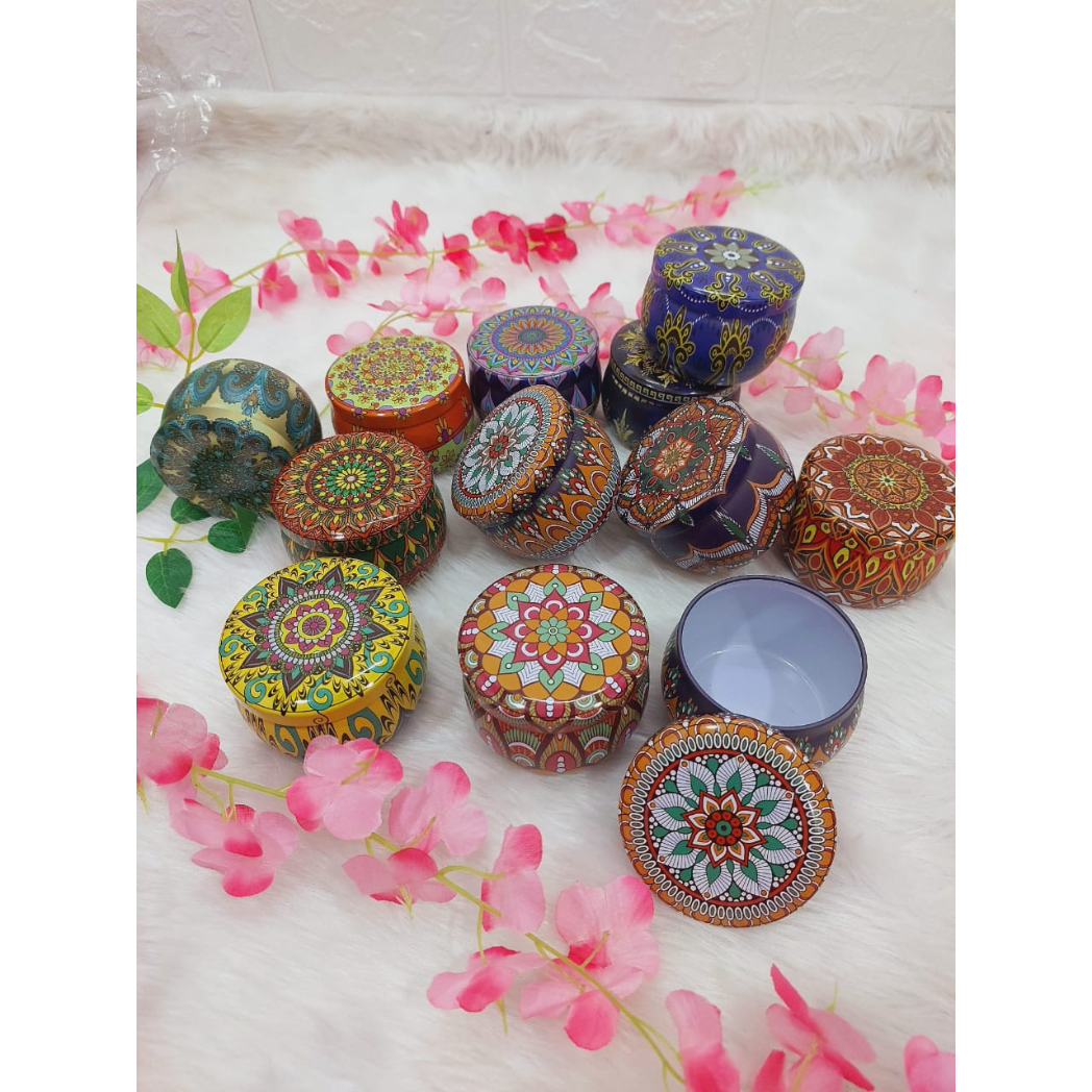 Mandala Art Matka boxes return gift - Prashaa Gifts