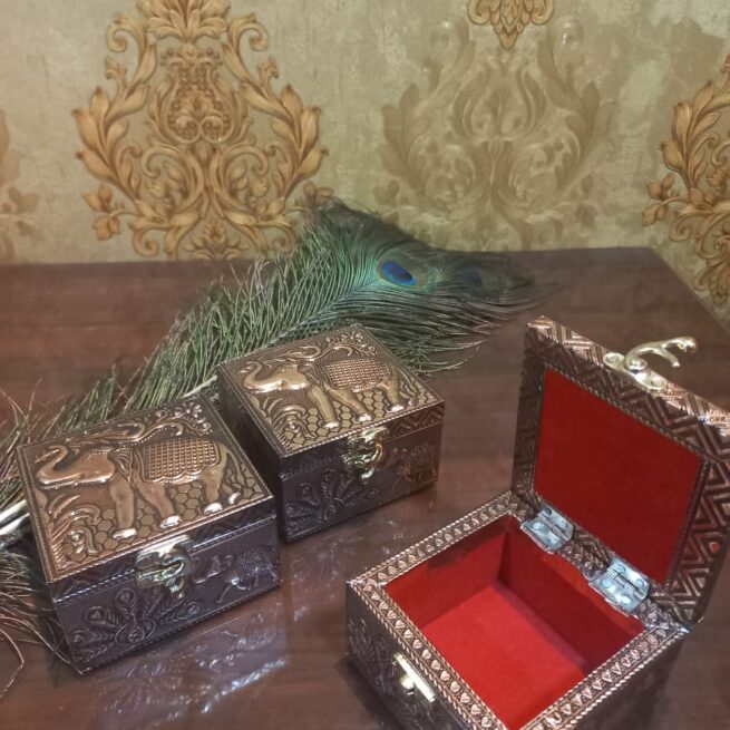 Elephant Wood gift boxes - Prashaa Gifts